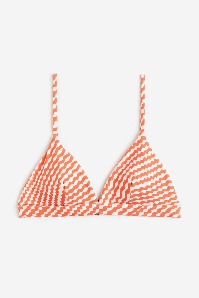 Padded triangle bikini top