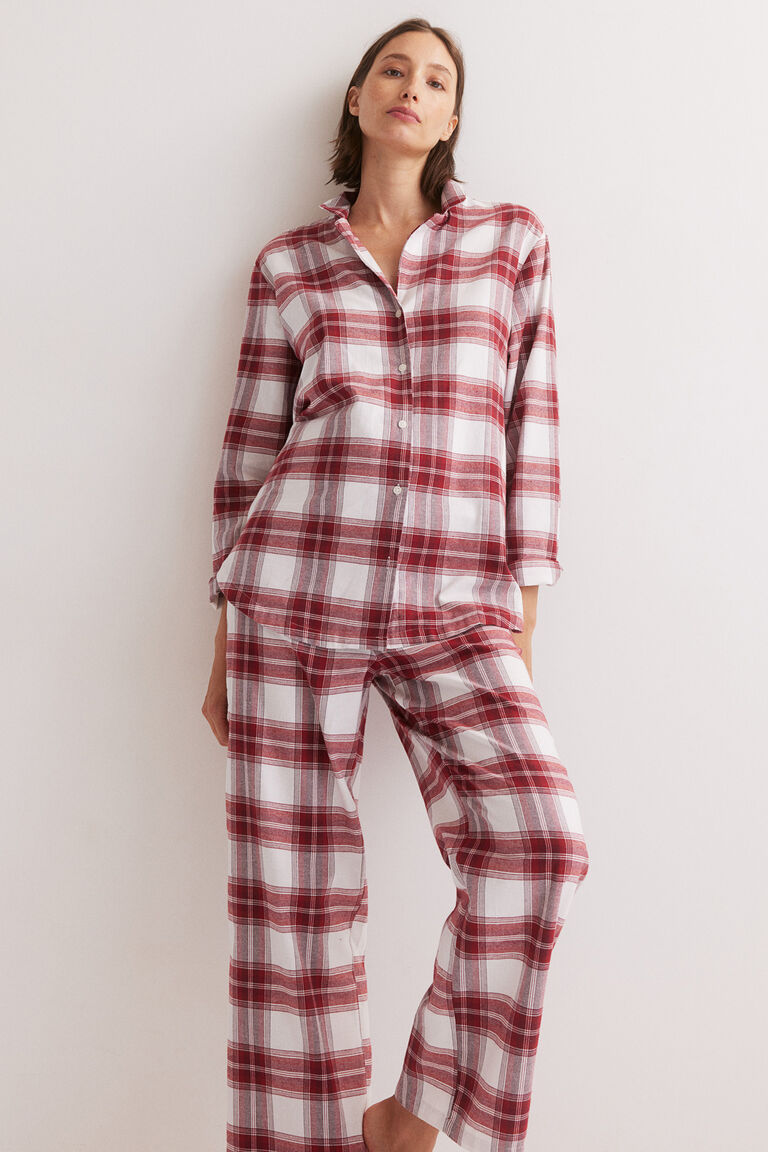 MAMA Cotton flannel pyjamas