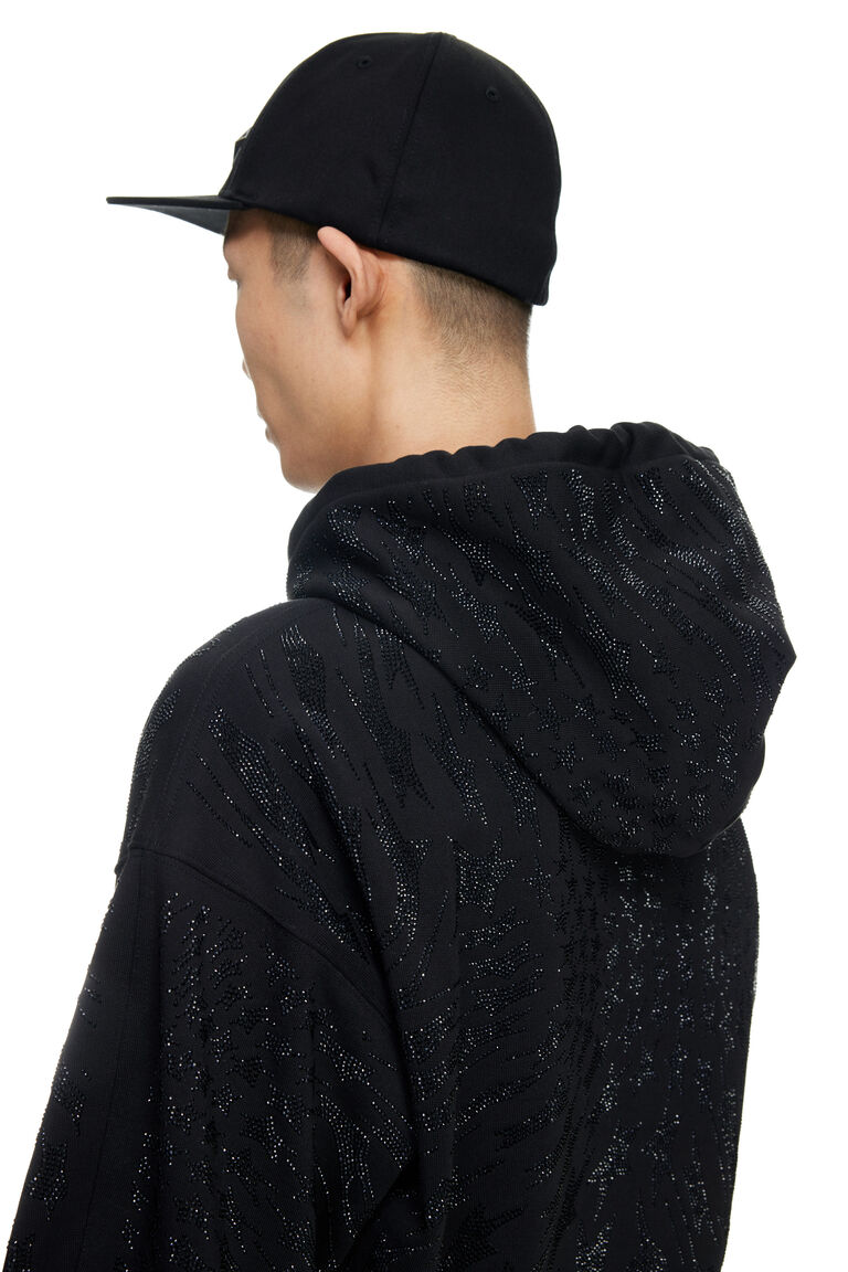 Rhinestone-embellished hoodie