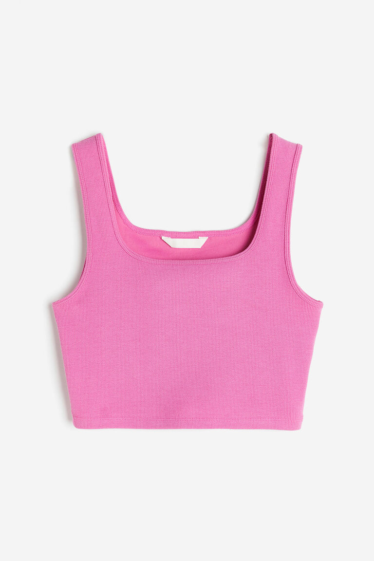 Cropped vest top