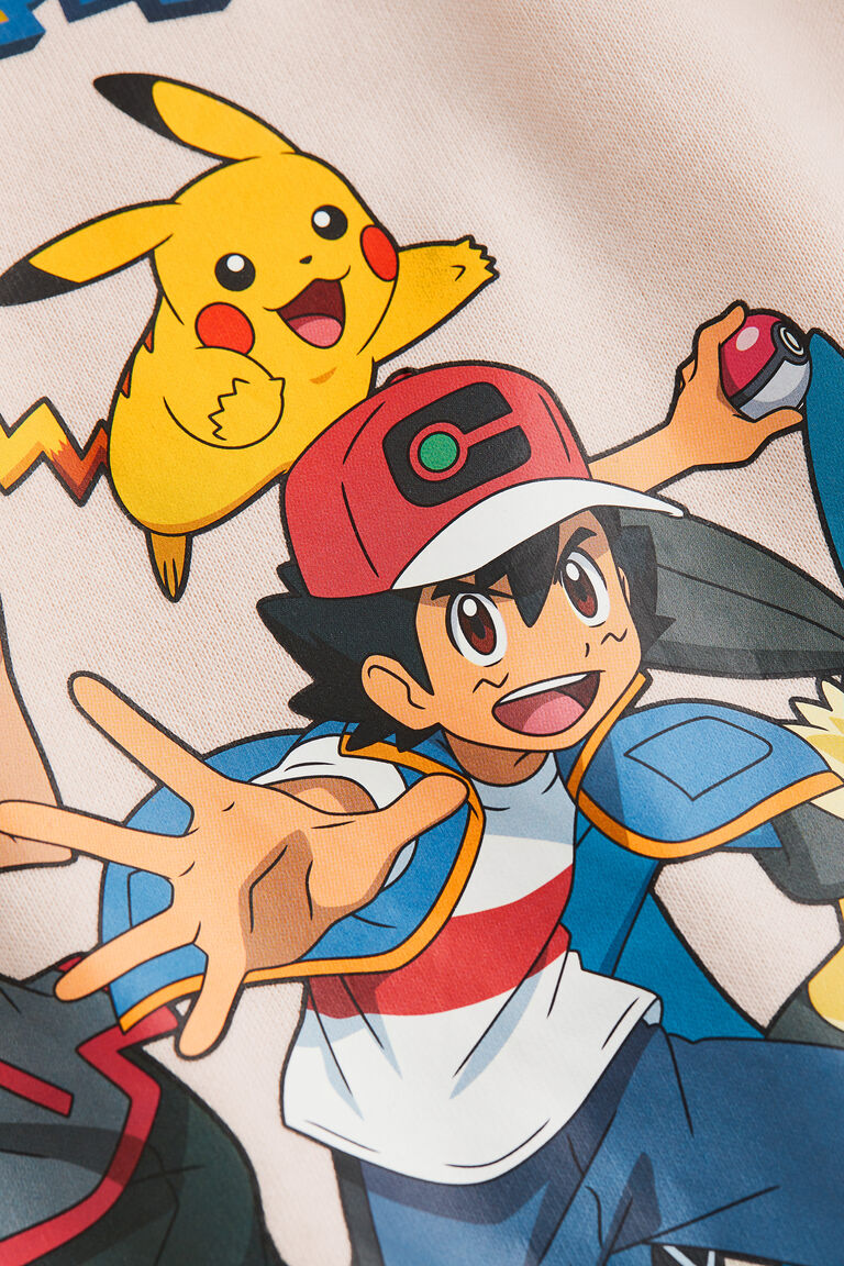 Oversized printed hoodie