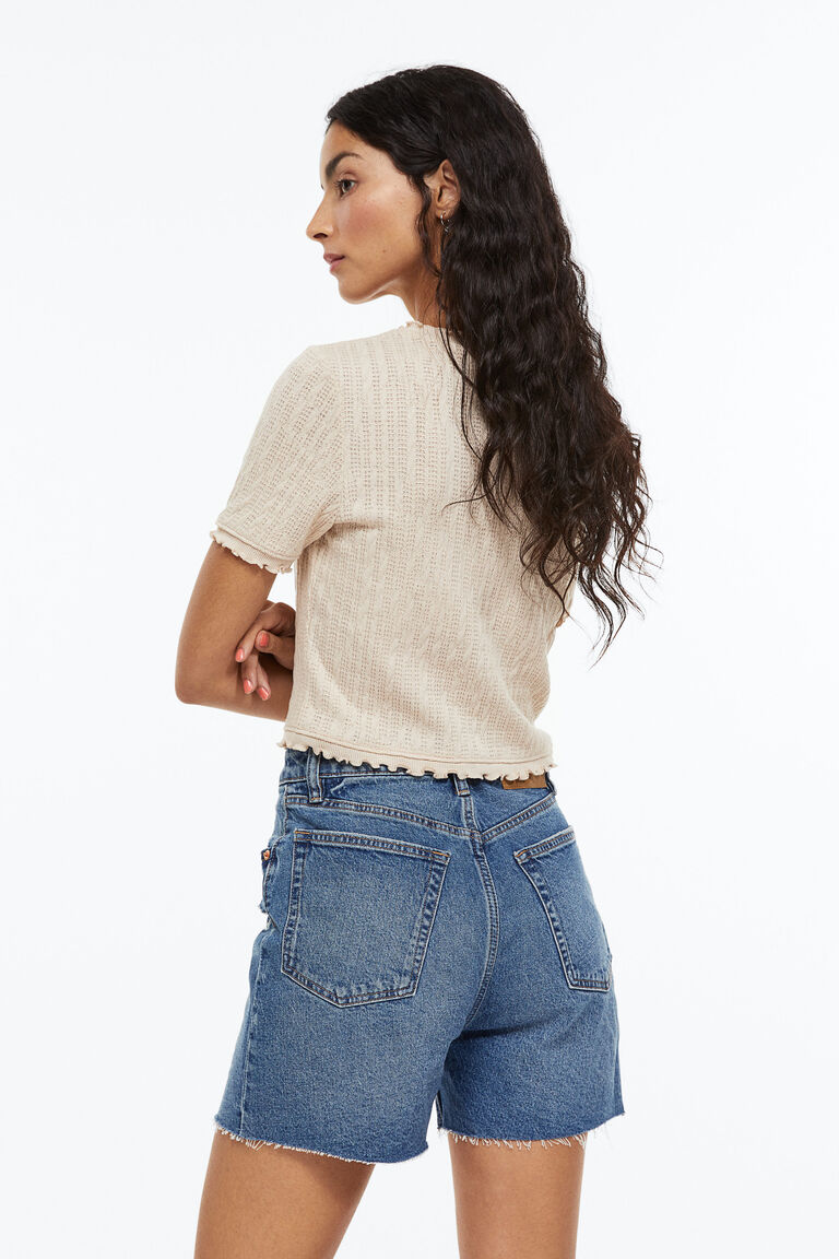 High Waist Denim shorts