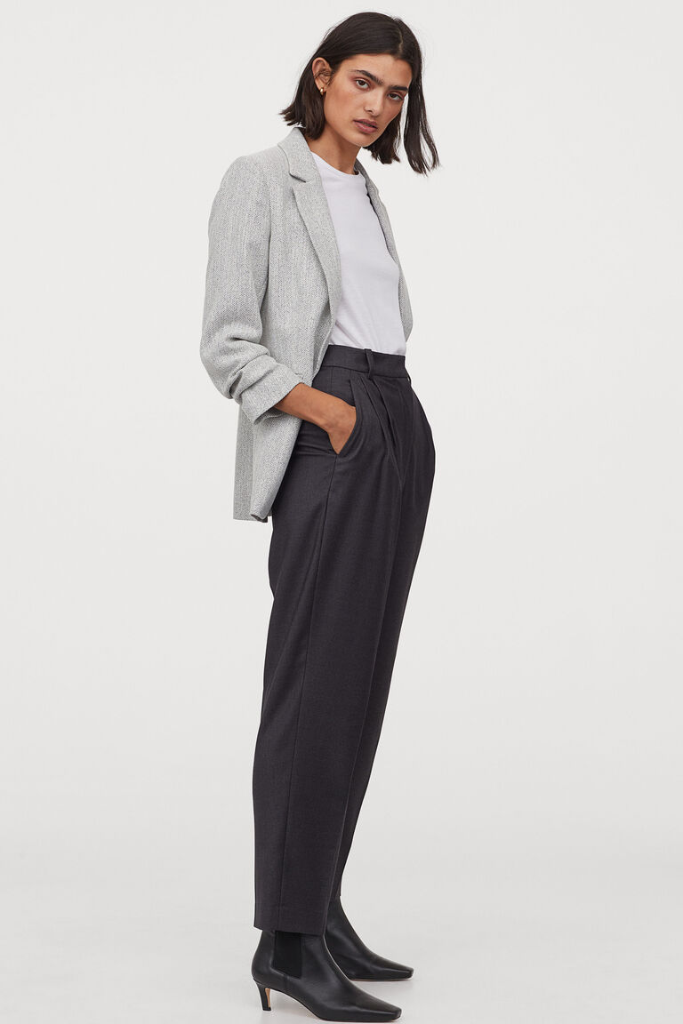 Gathered-sleeve jacket