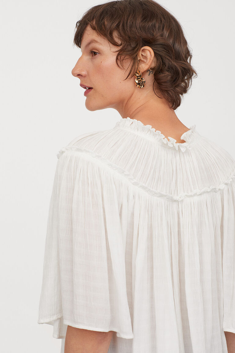 Modal-blend blouse