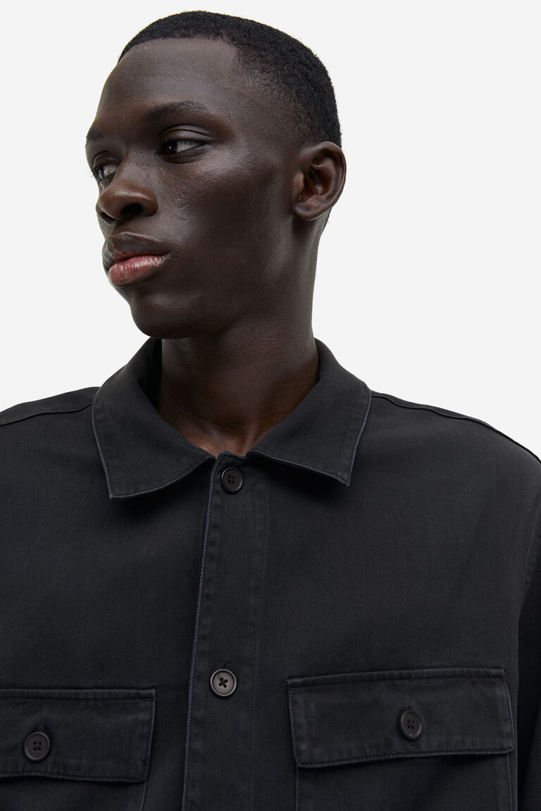 Regular Fit Lyocell overshirt