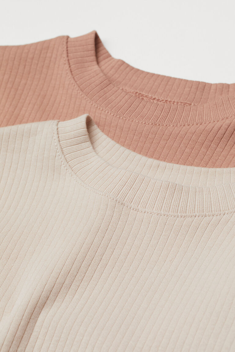 2-pack ribbed tops