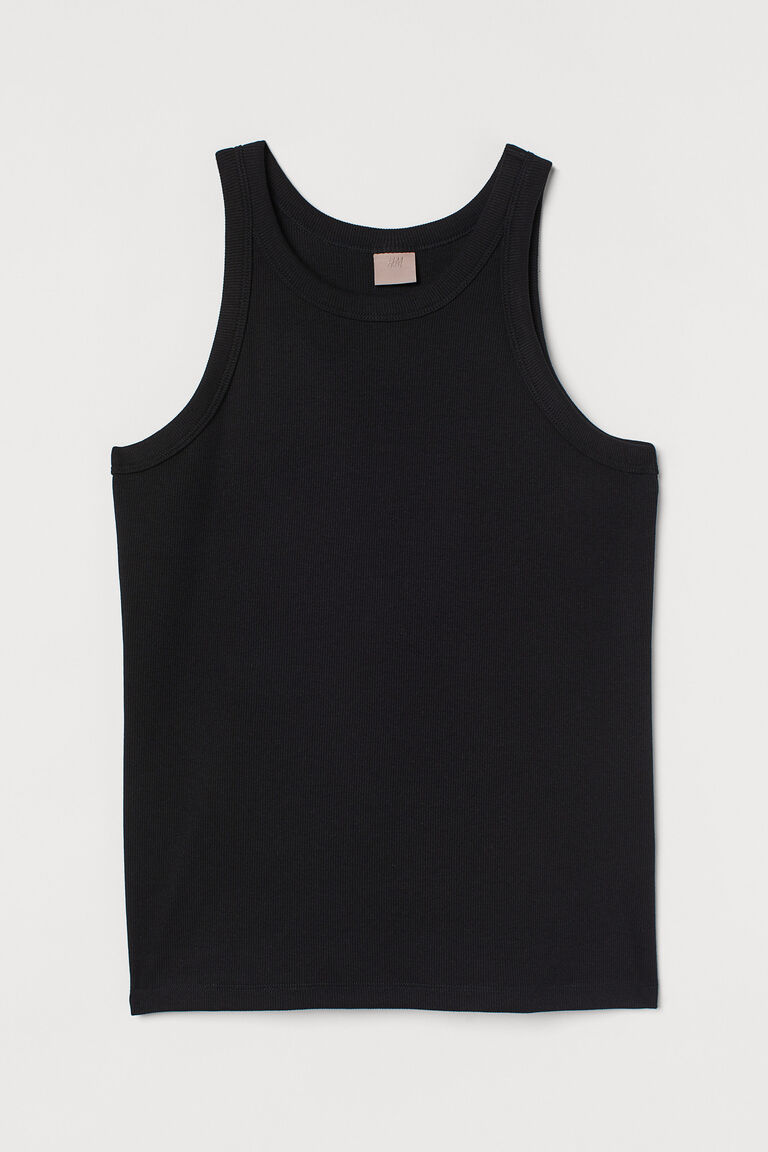 H&M+ Ribbed vest top