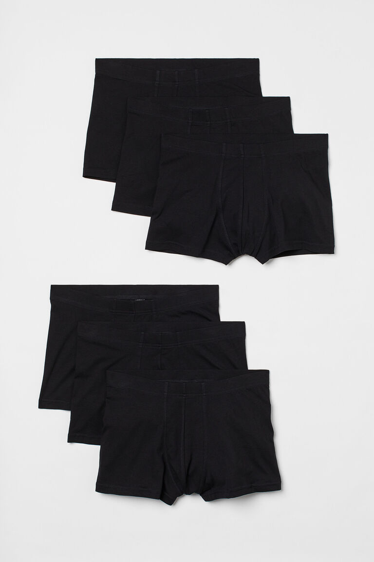 6-pack short cotton trunks