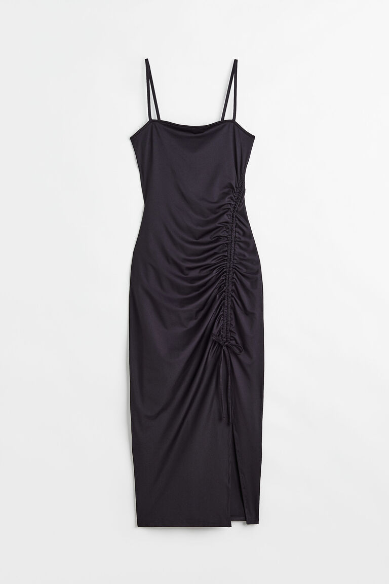 Drawstring-detail Bodycon Dress