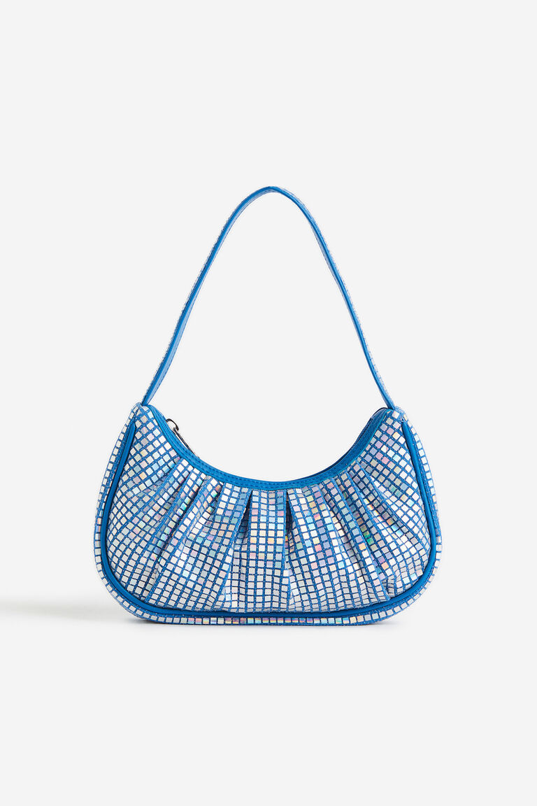 Sequined mini shoulder bag
