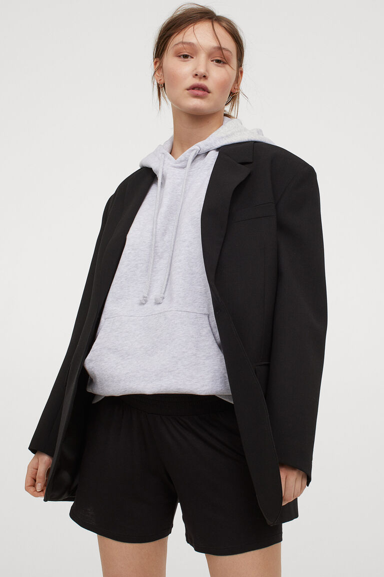 MAMA Smock-waist shorts