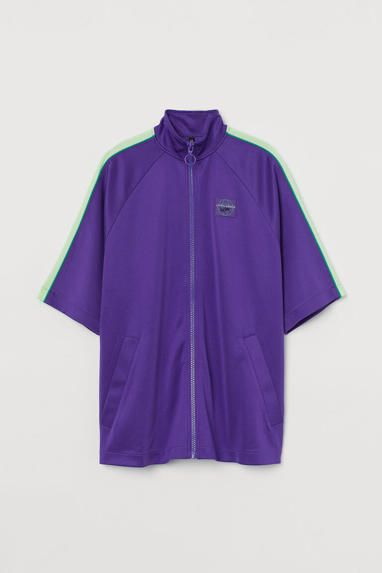 Oversized track jacket