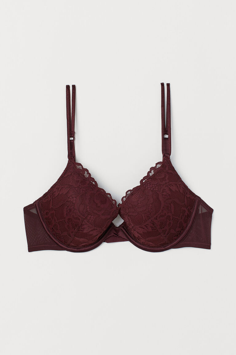 Lace push-up bra