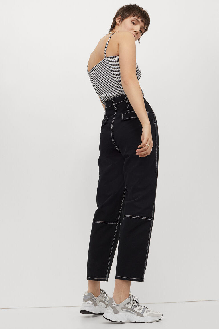 Cotton utility trousers
