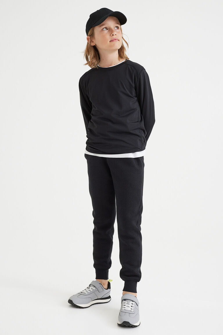 Brushed-inside joggers
