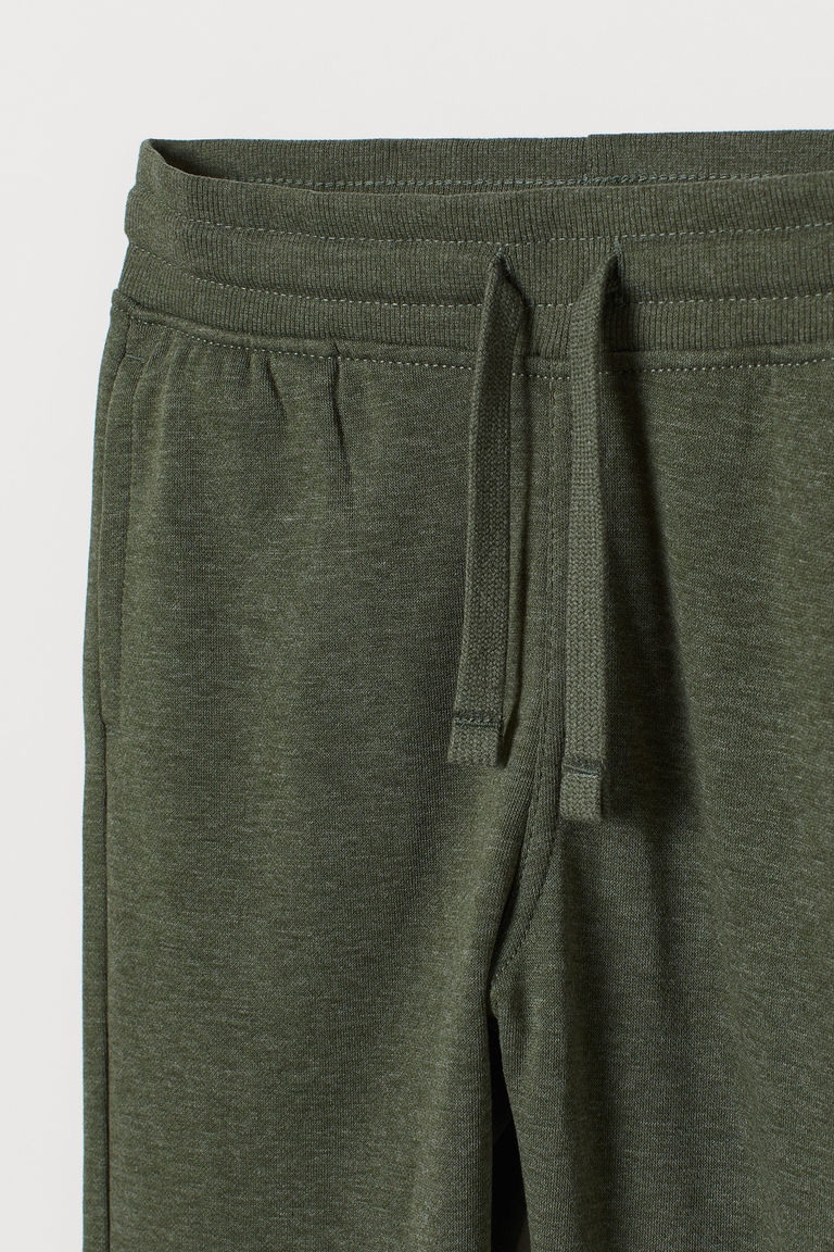 Brushed-inside joggers