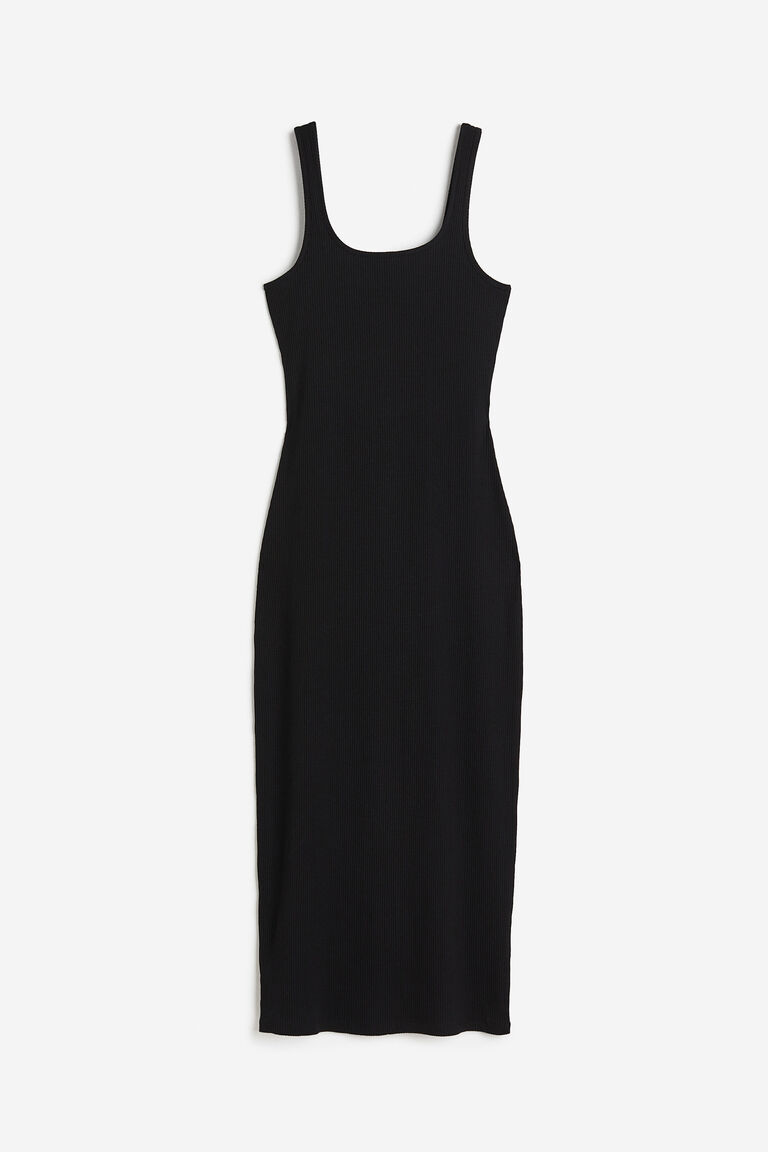 Ribbed bodycon dress