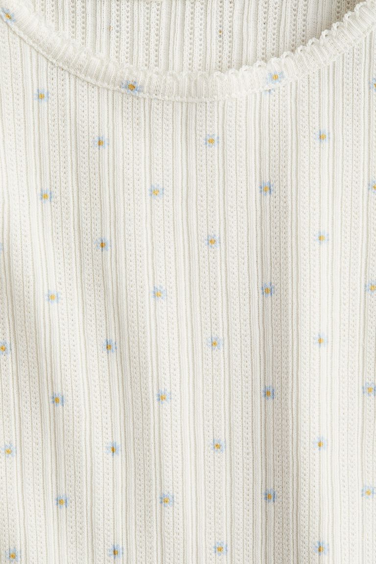 Pointelle top