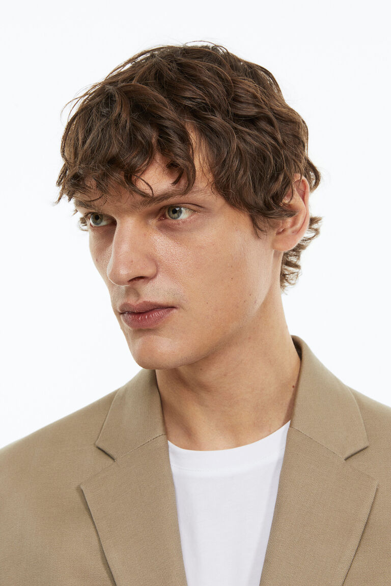 Relaxed Fit Single-breasted jacket