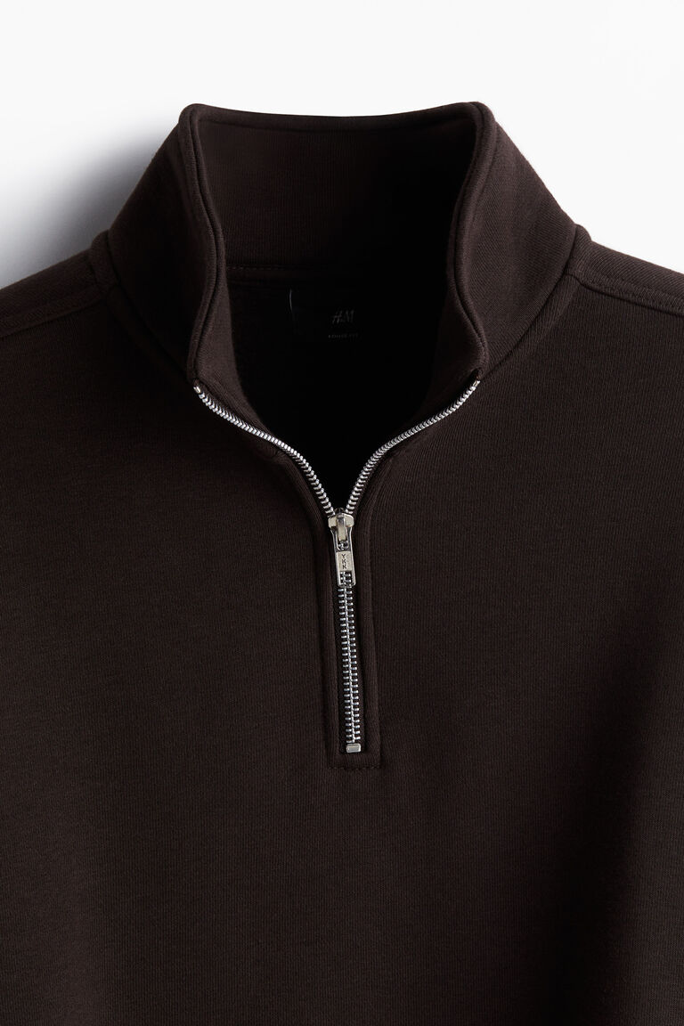 Loose Fit Zip-top sweatshirt