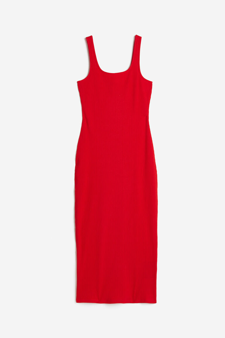 Ribbed bodycon dress