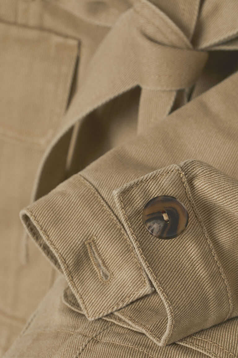Cotton twill cargo jacket