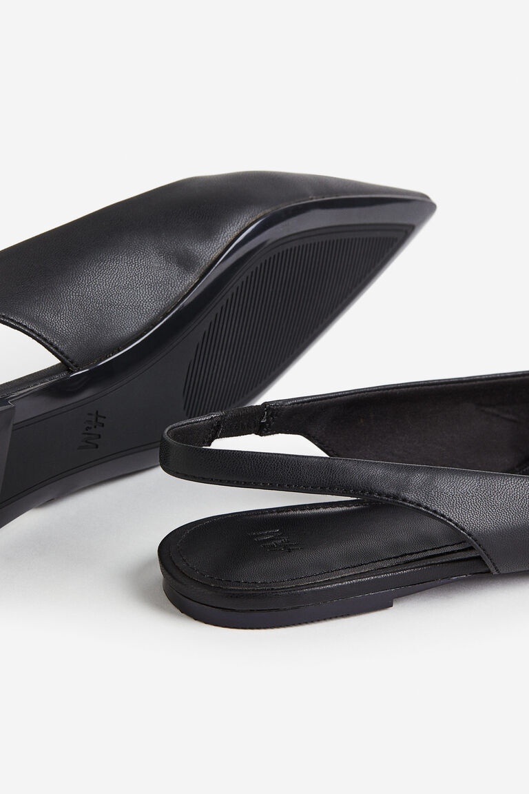 Slingback ballet pumps