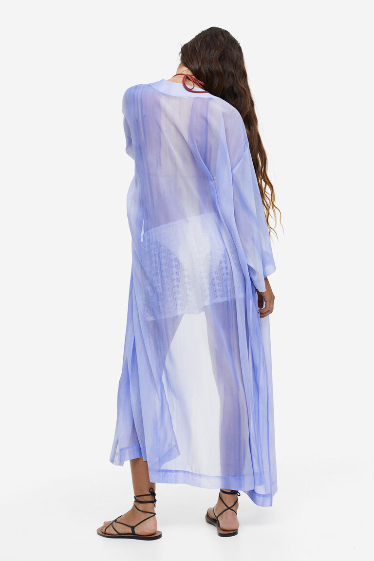 Chiffon beach robe