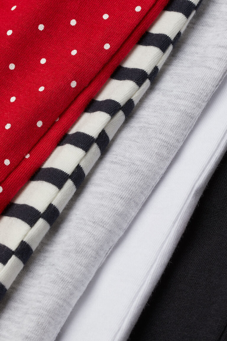 5-pack cotton T-shirts