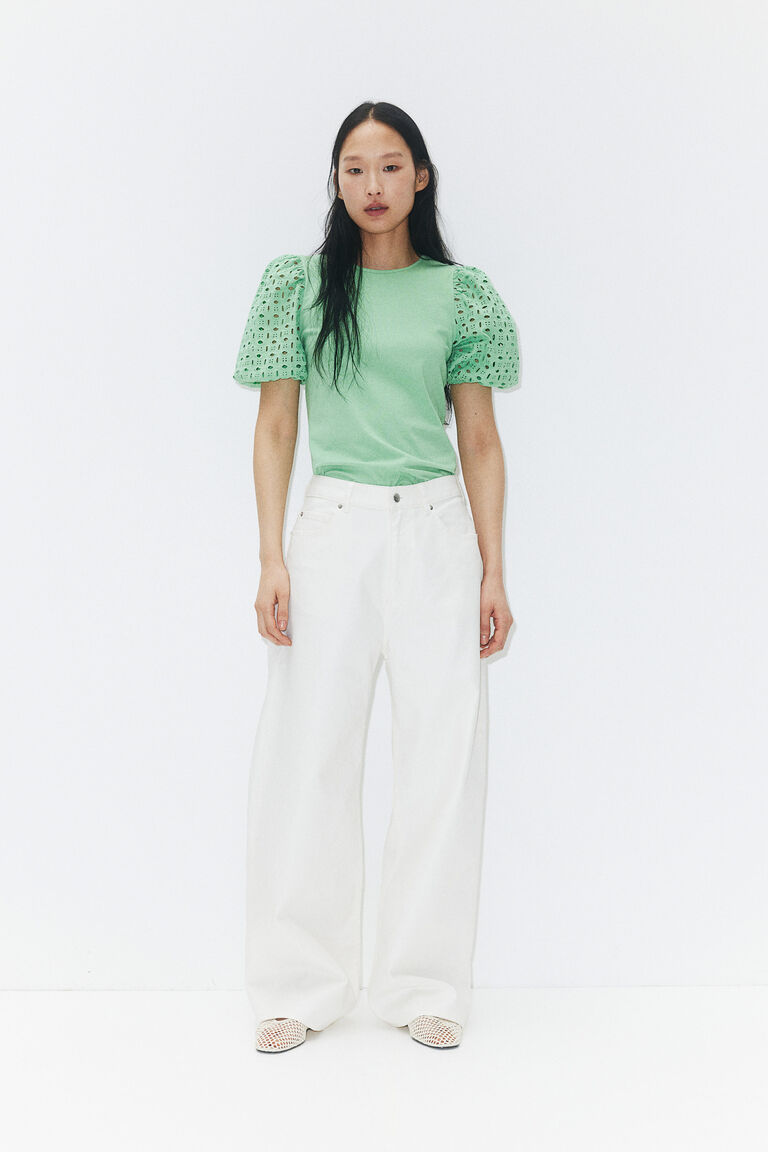 ซื้อ เสื้อแขนพอง สี ออนไลน์ สำหรับผู้หญิง | H&M Thailand
