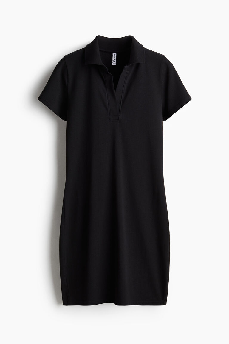 Bodycon polo dress