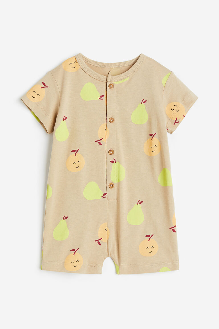 Jersey romper suit