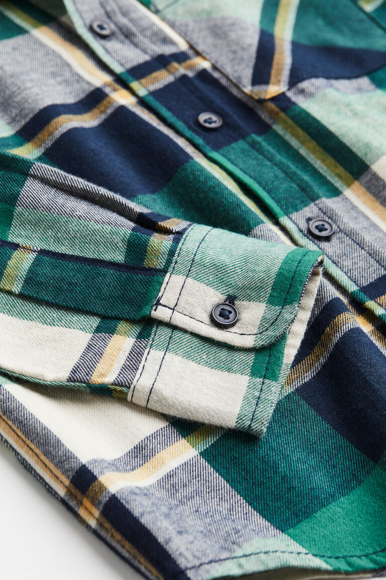 Cotton flannel shirt