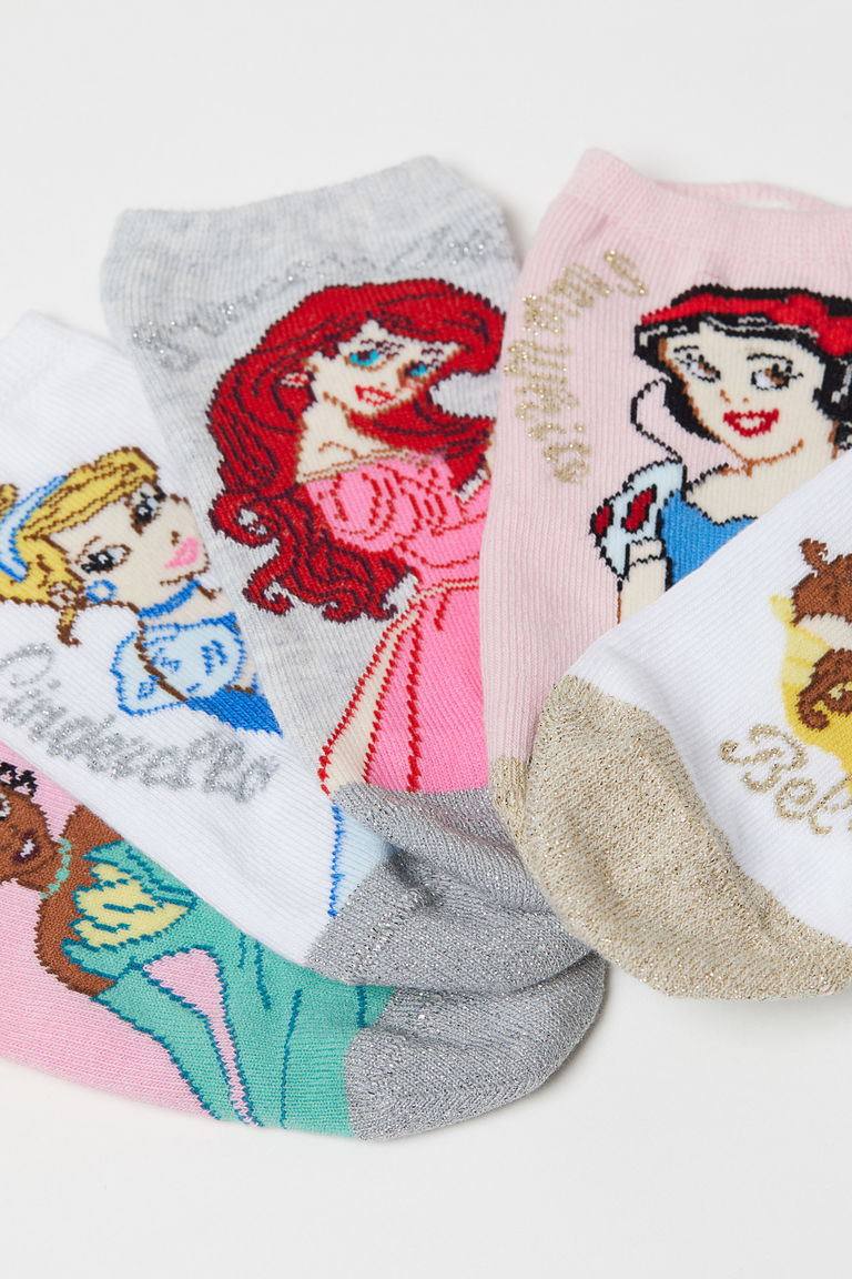 5-pack shaftless socks