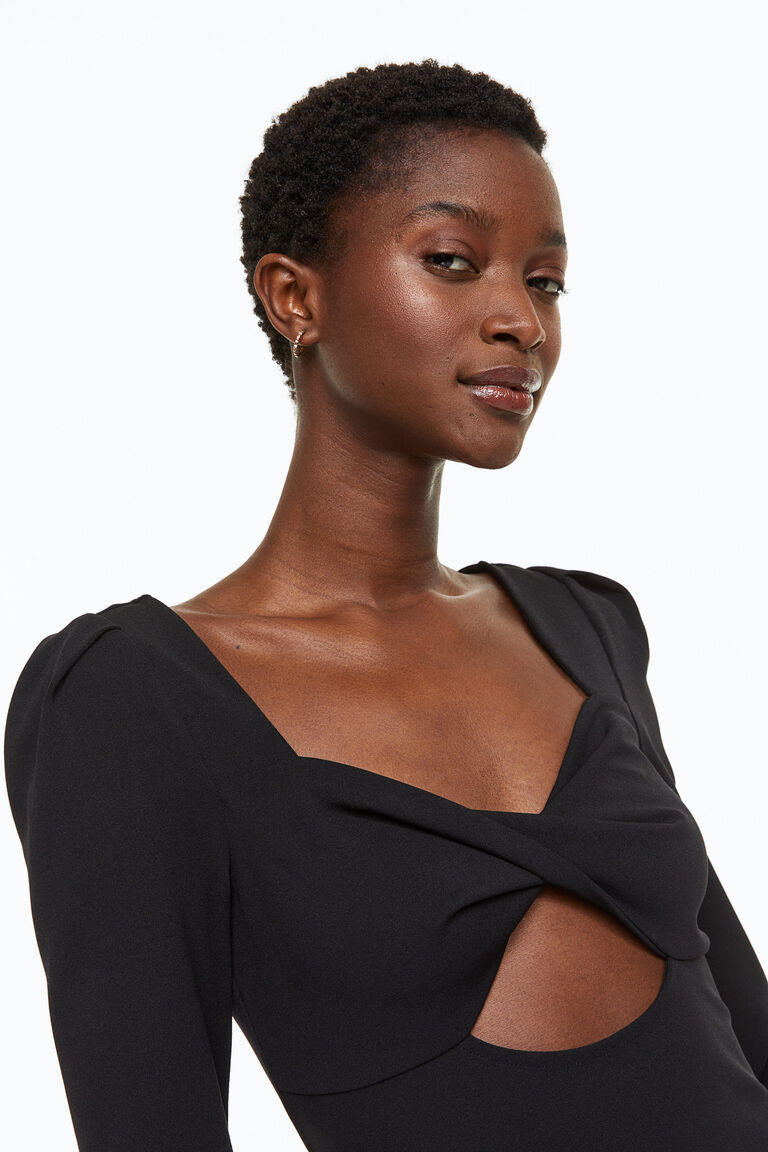 Cut-out bodycon dress