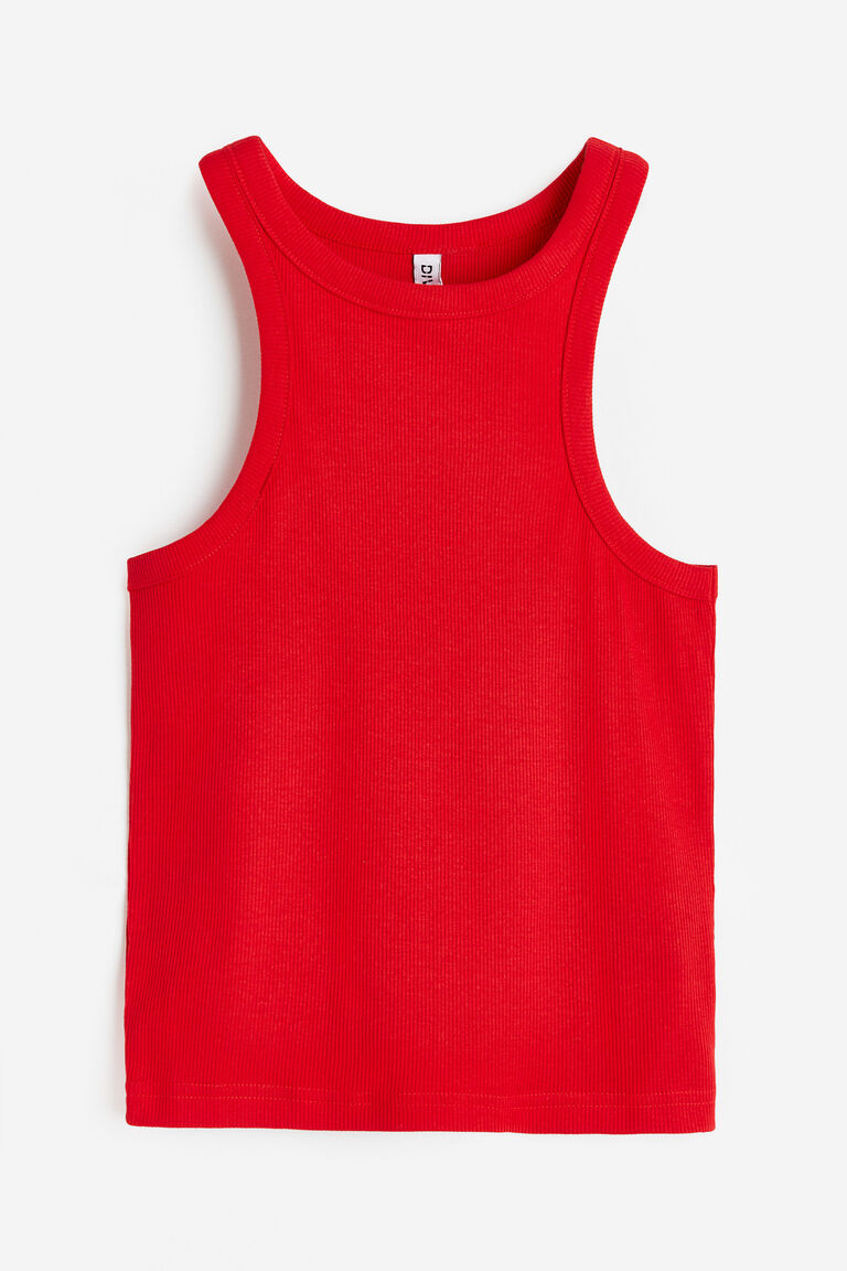 Cropped vest top