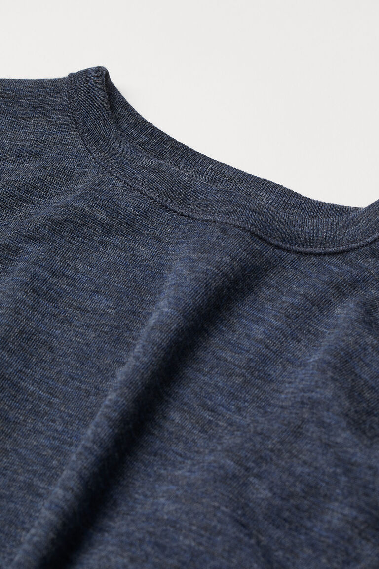 Merino wool jersey top