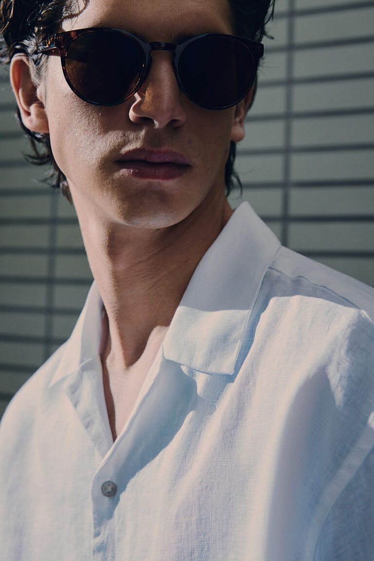Relaxed Fit Linen resort shirt