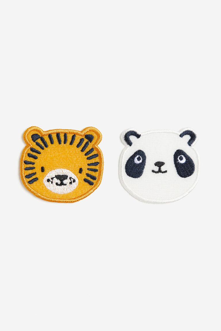 2-pack animal-shaped repair patches