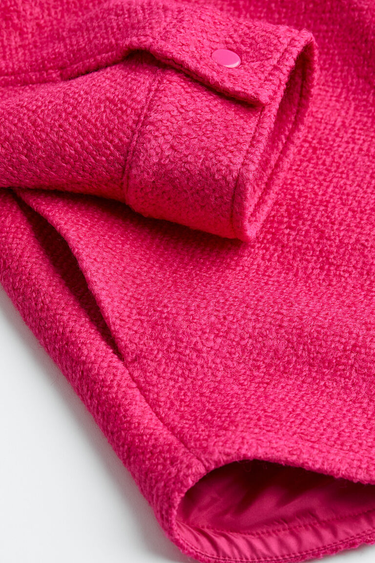 Wool-blend shacket