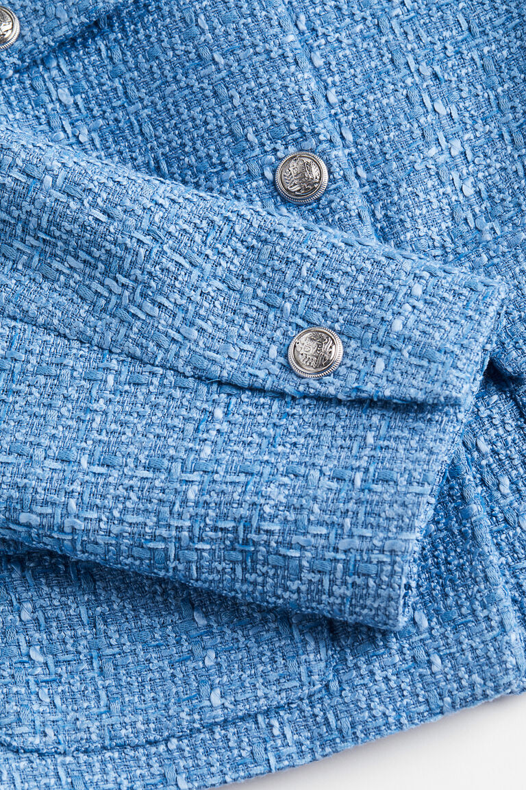 Textured-weave jacket