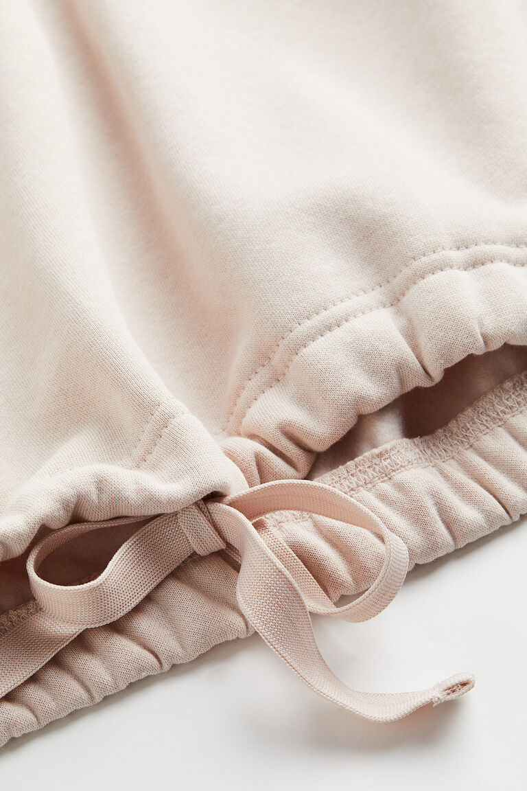 Boxy drawstring hoodie