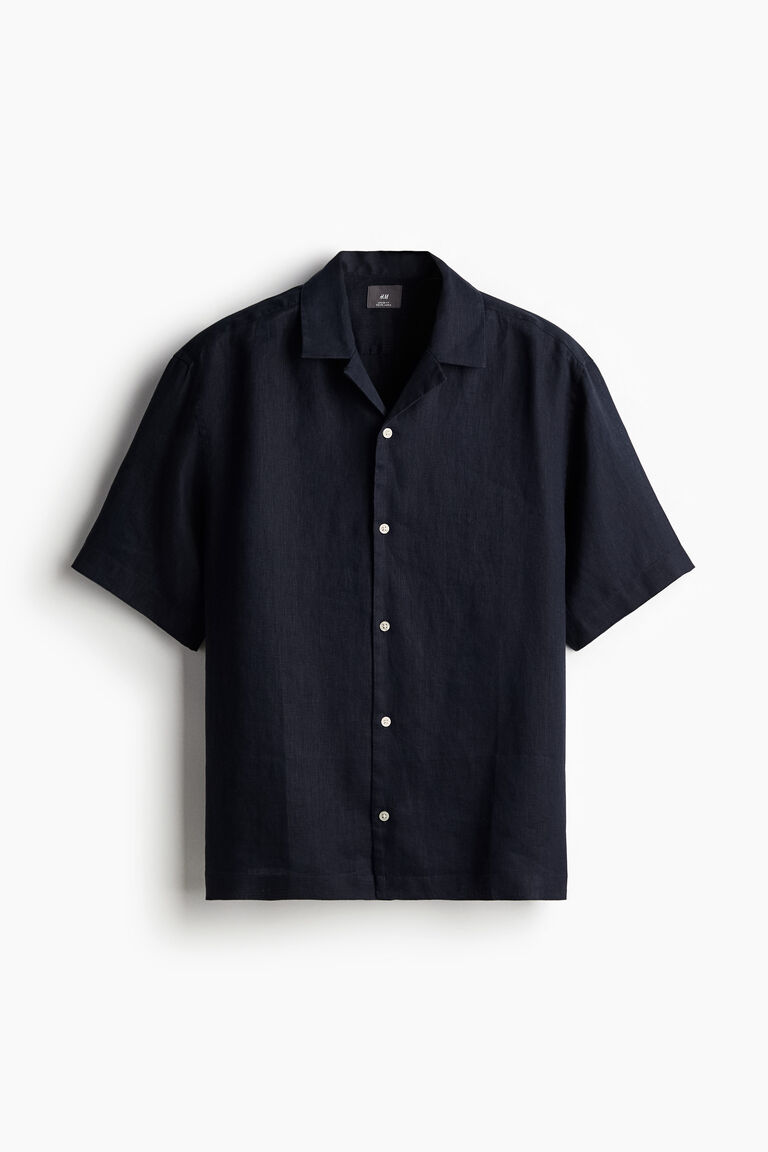Relaxed Fit Linen resort shirt