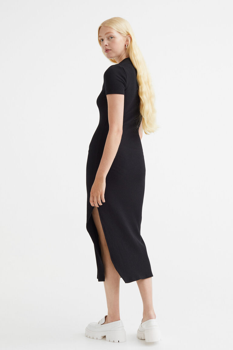 Ribbed bodycon dress