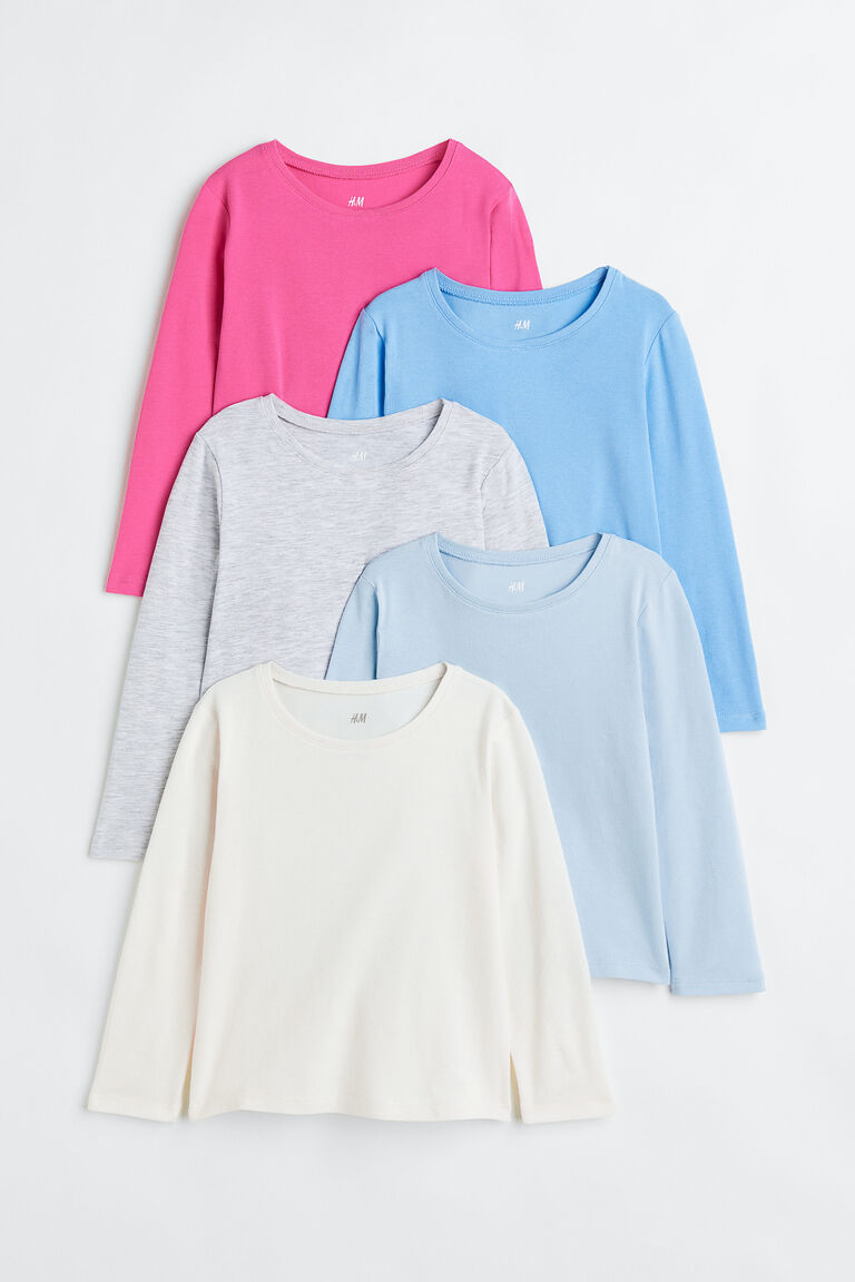 5-pack jersey tops