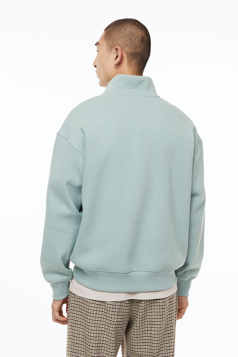 Relaxed Fit Zip-top sweatshirt