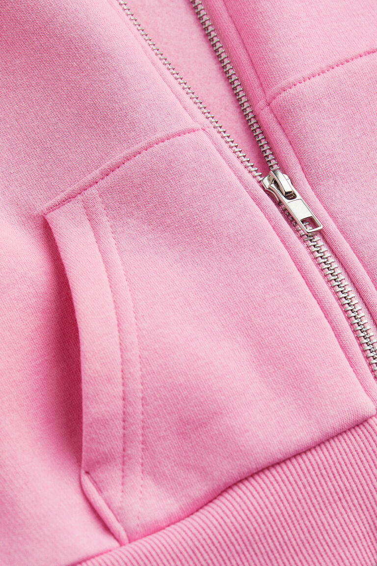 Zip-through hoodie