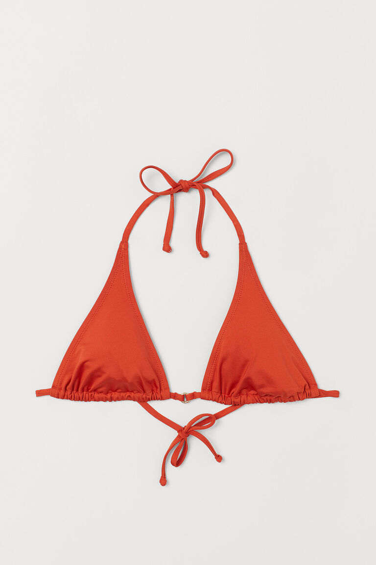 Triangle bikini top