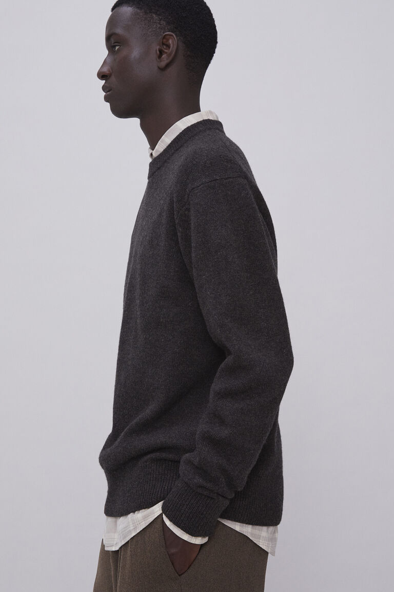 Knitted wool jumper