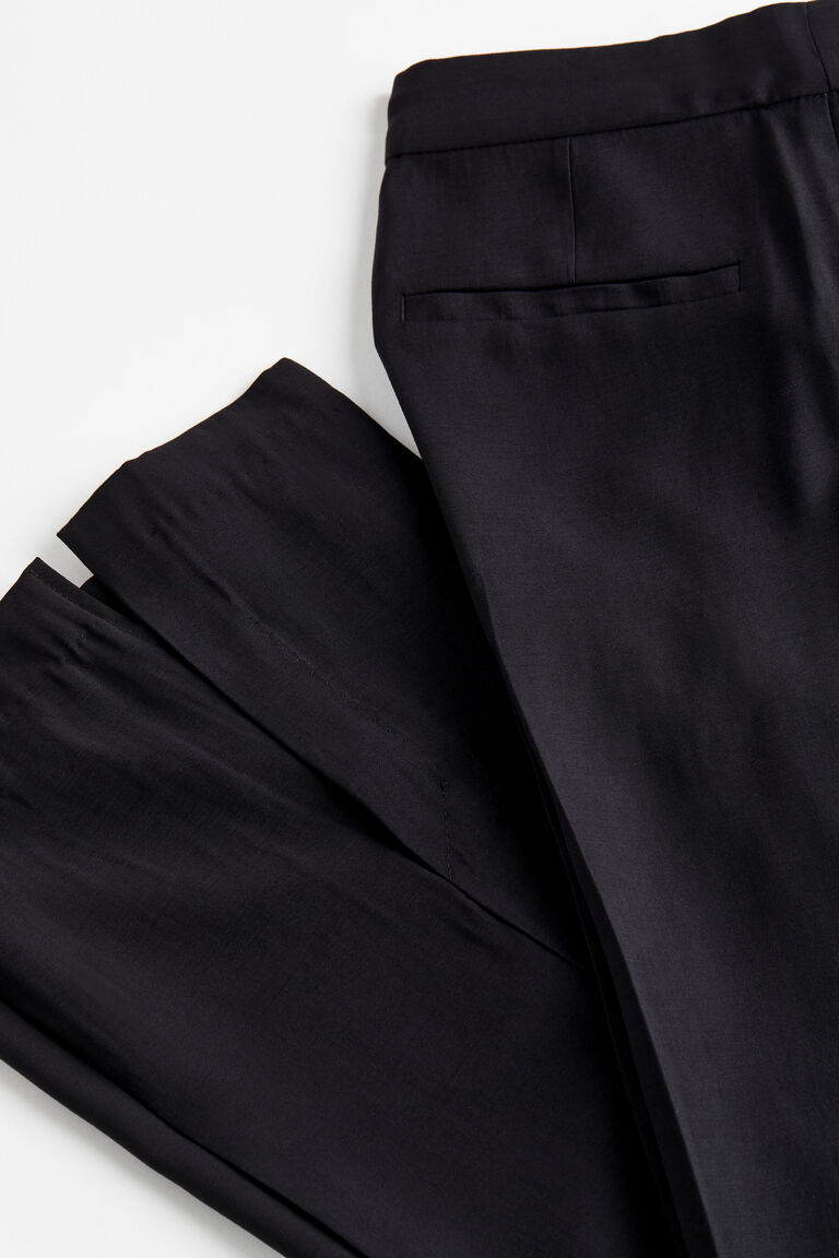 Slit-hem trousers